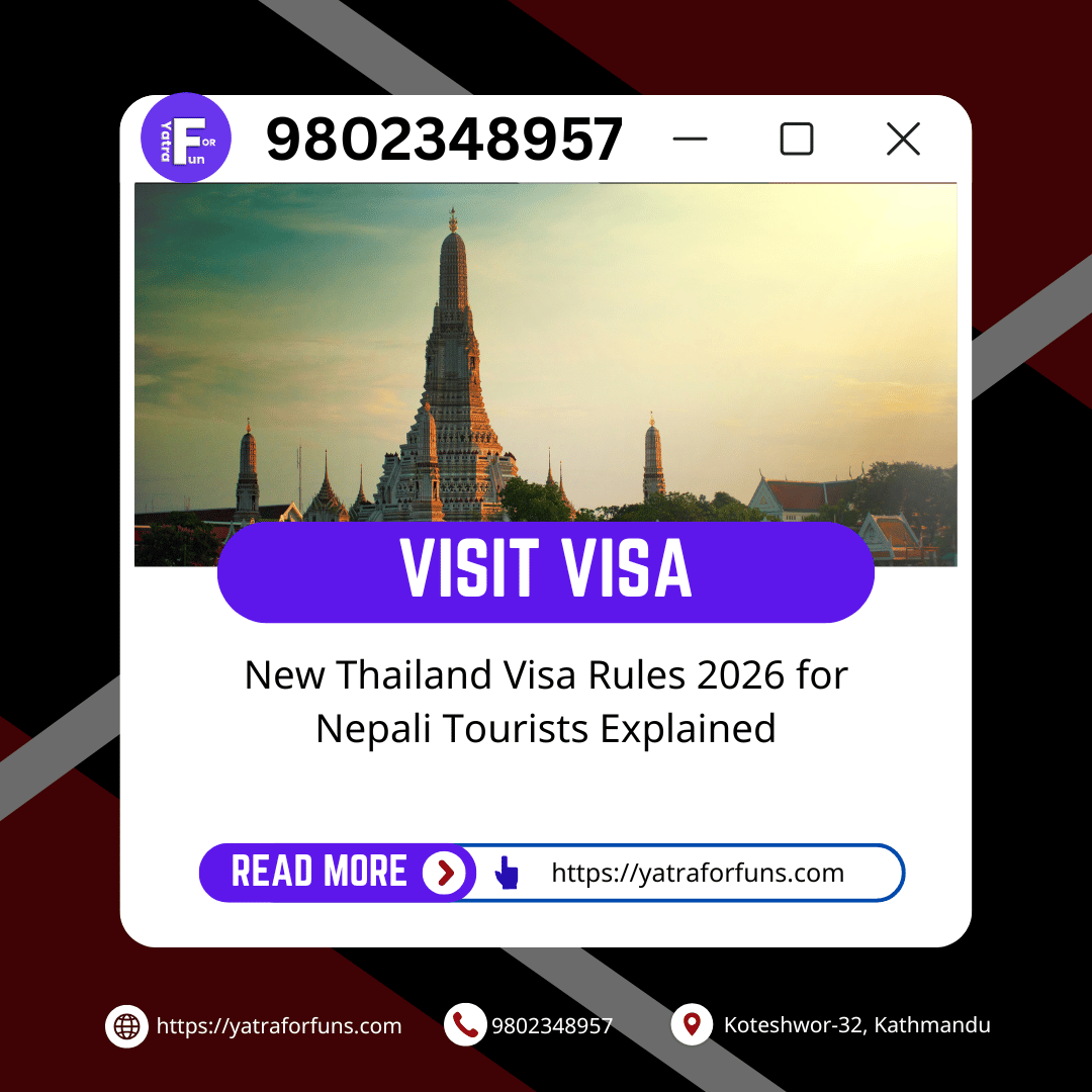 New Thailand Visa Rules 2026 for Nepali Tourists Explained | NEPSE Trading